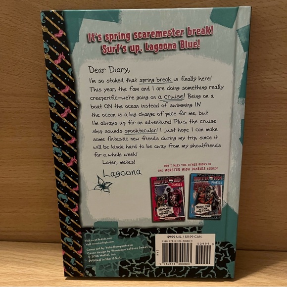 monster high | Toys | Nwt First Edition Hc Book Monster High Diaries ...